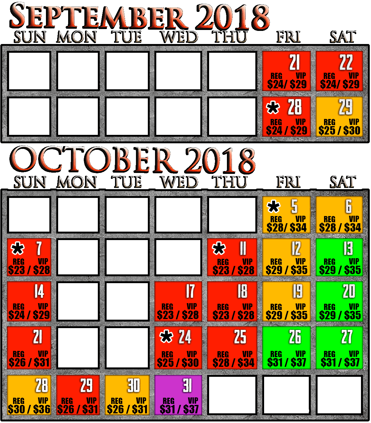 Get tickets for the 17th Door Haunted Experience